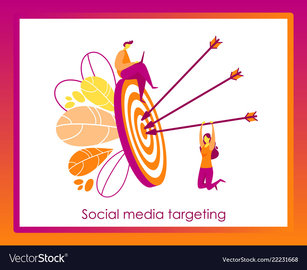 Target with arrows Royalty Free Vector Image - VectorStock