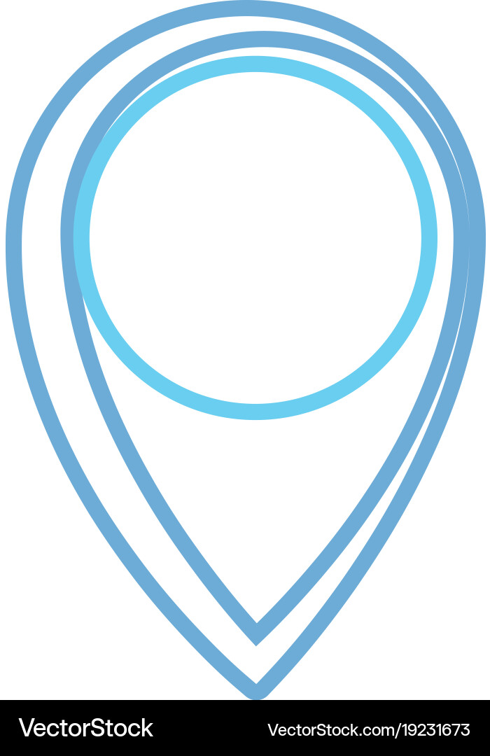 Pin location symbol Royalty Free Vector Image - VectorStock