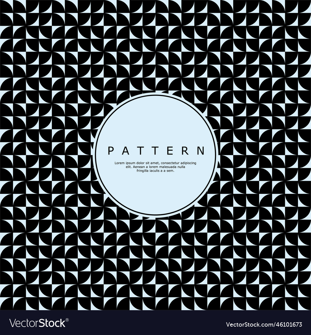 Simple semi circle shape abstract pattern Vector Image