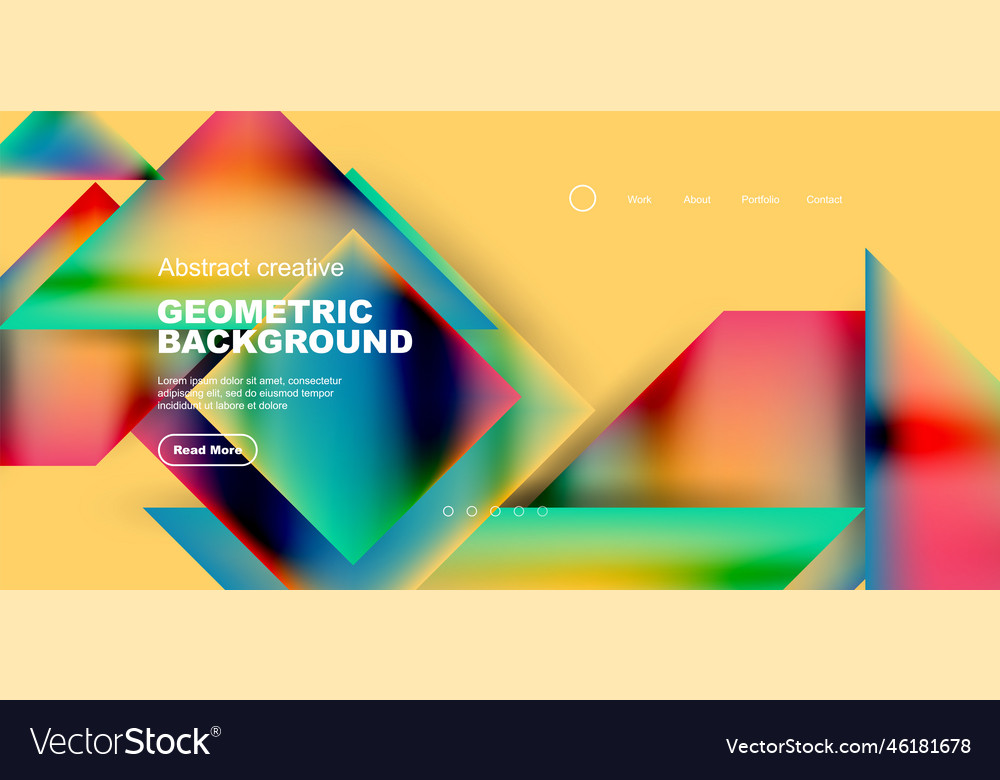 Triangle abstract background Royalty Free Vector Image