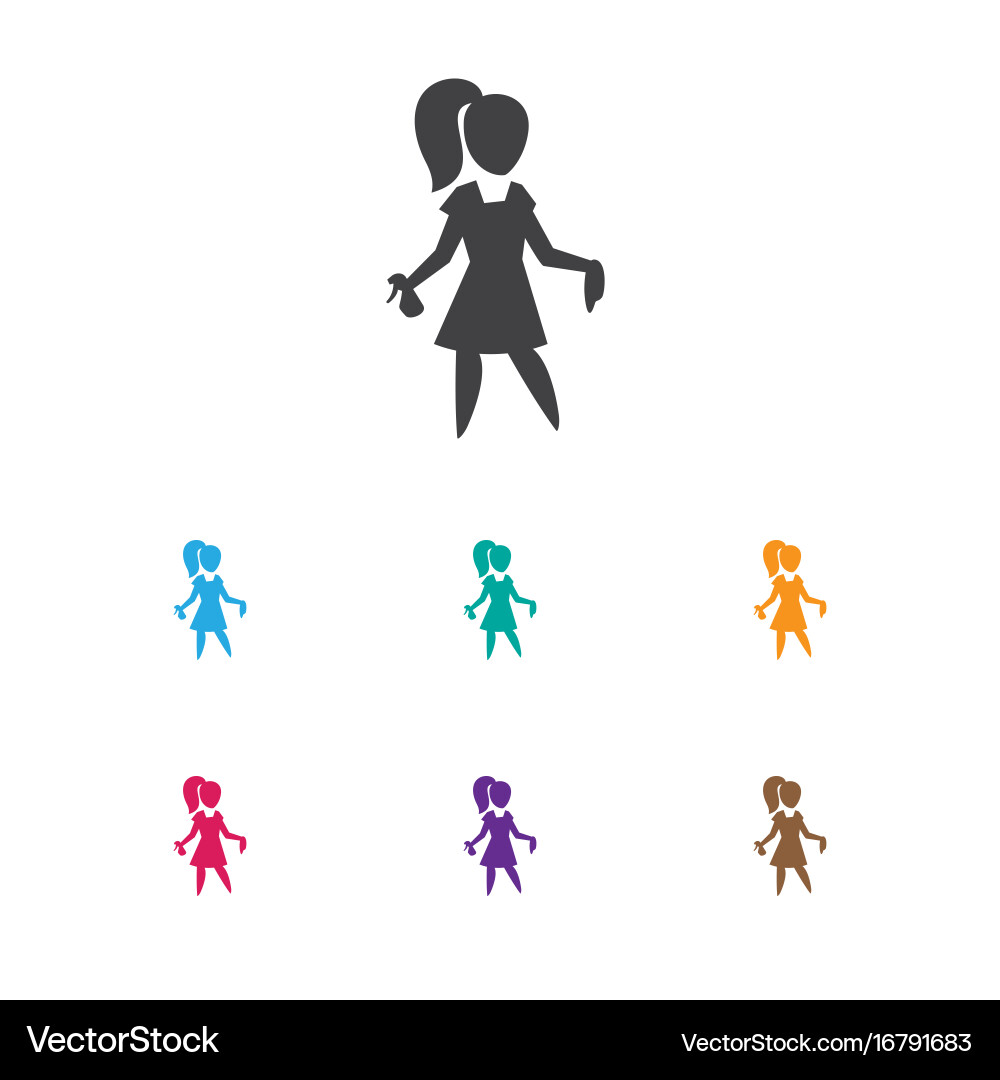 Cleaning symbol on beauty Royalty Free Vector Image