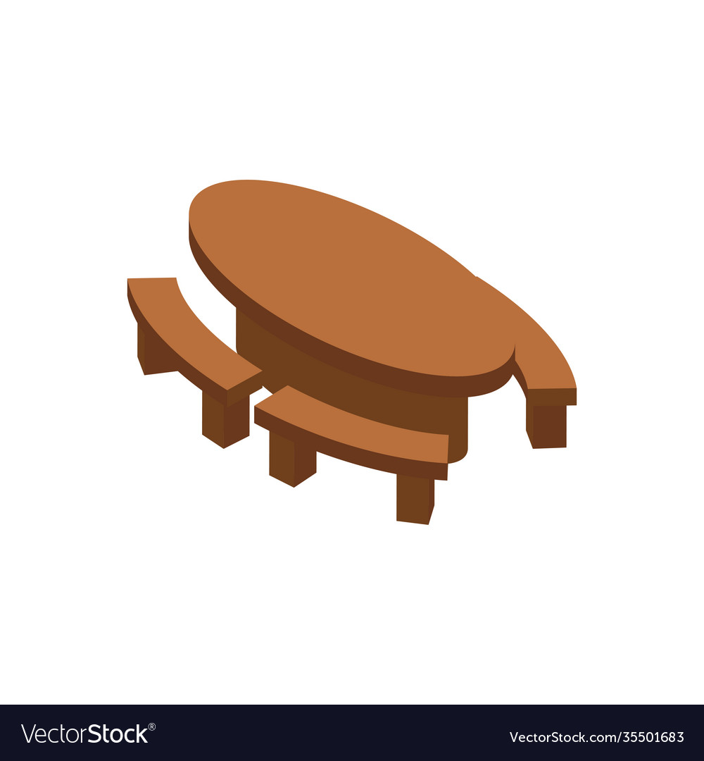 Landscape table design Royalty Free Vector Image