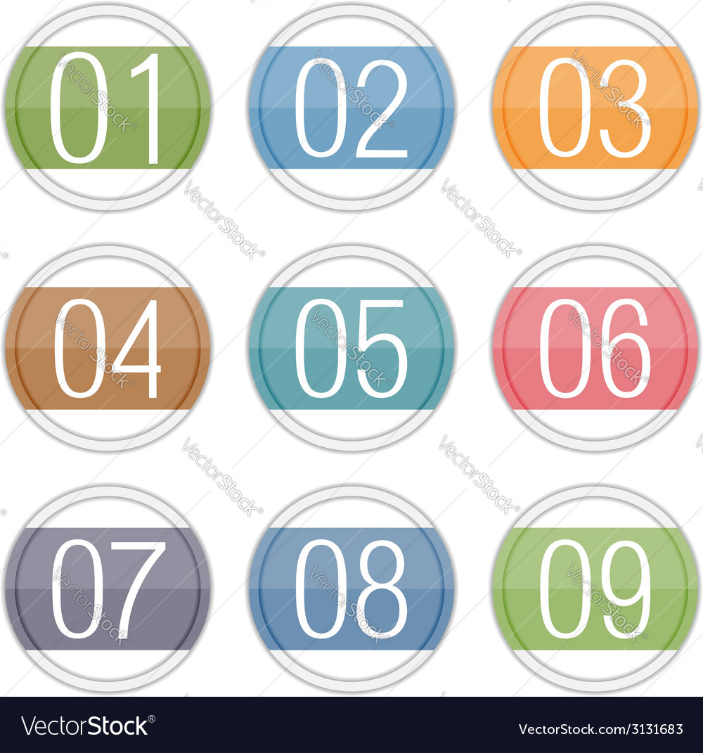 Numbers Royalty Free Vector Image - VectorStock