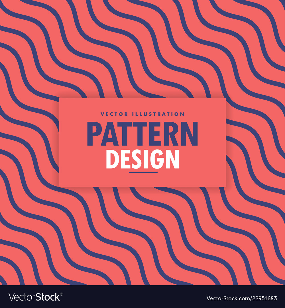 Pattern design Royalty Free Vector Image - VectorStock
