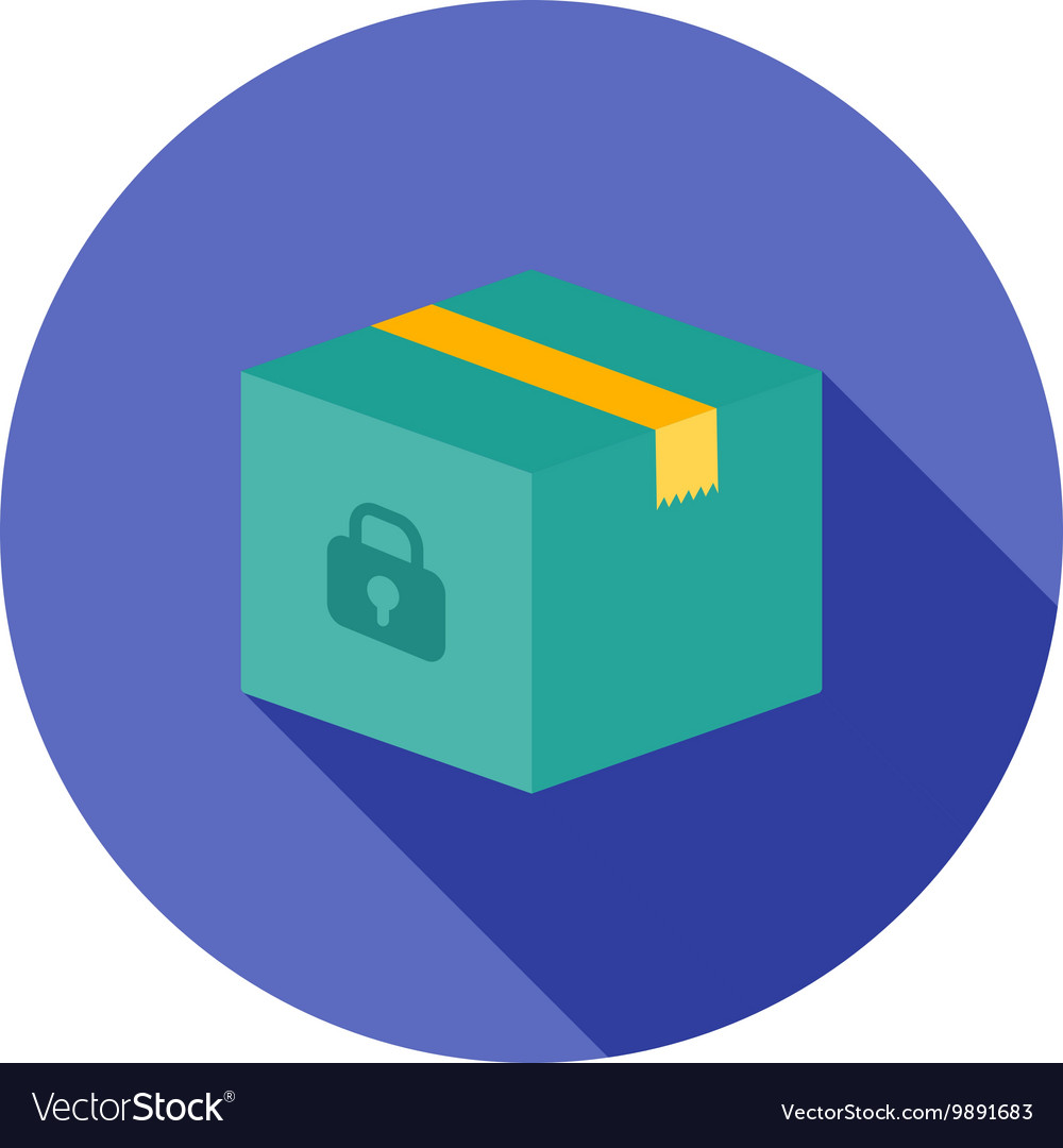 Secure package Royalty Free Vector Image - VectorStock