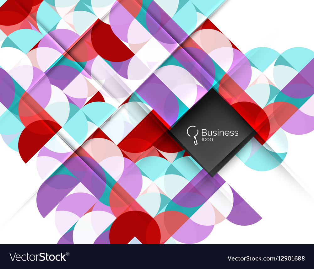 Abstract geometric composition Royalty Free Vector Image