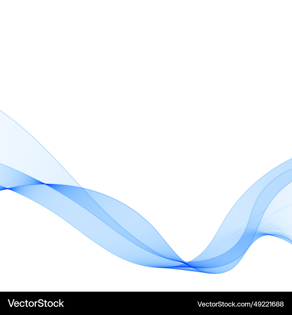 Abstract wave blue colorful background curved Vector Image