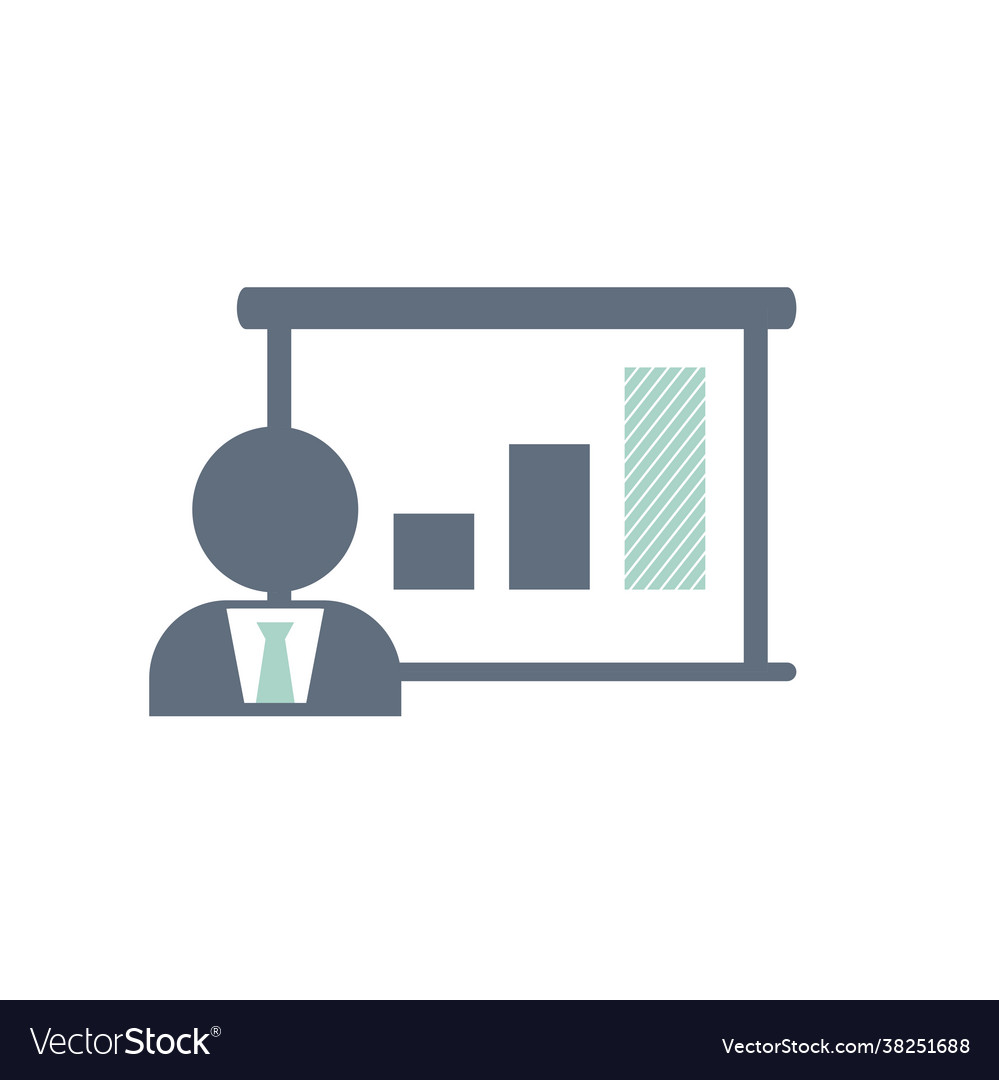 Data analysis graph Royalty Free Vector Image - VectorStock