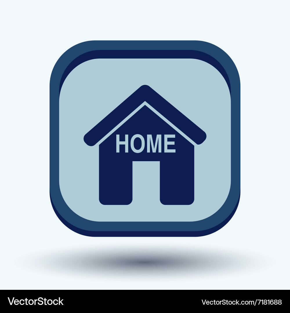 House icon home sign Royalty Free Vector Image
