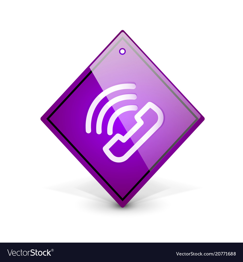 Phone support web button Royalty Free Vector Image