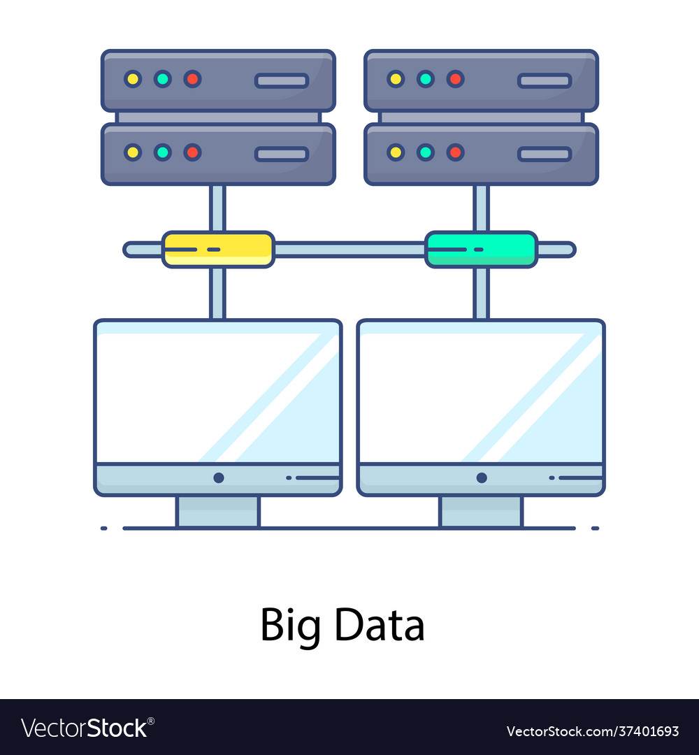 Big data Royalty Free Vector Image - VectorStock