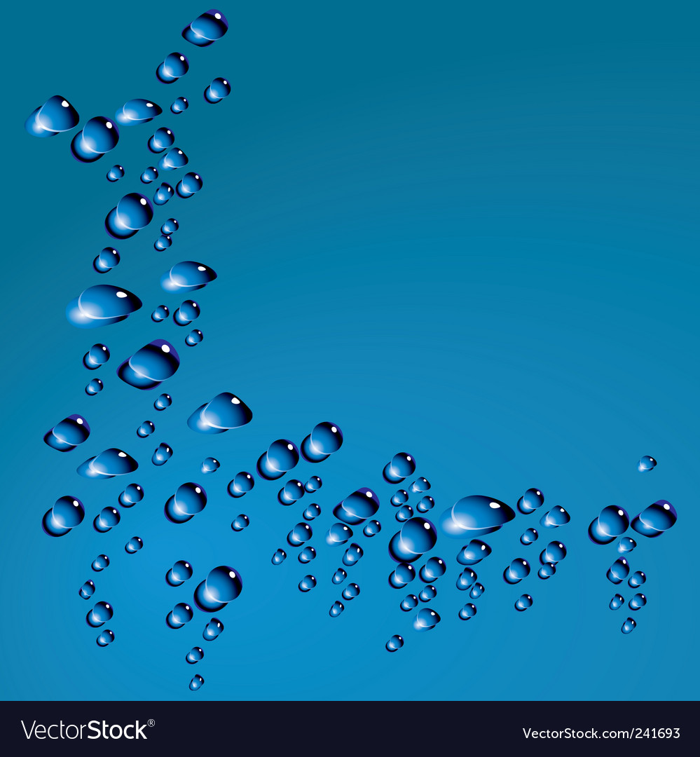 Blue bubbles Royalty Free Vector Image - VectorStock