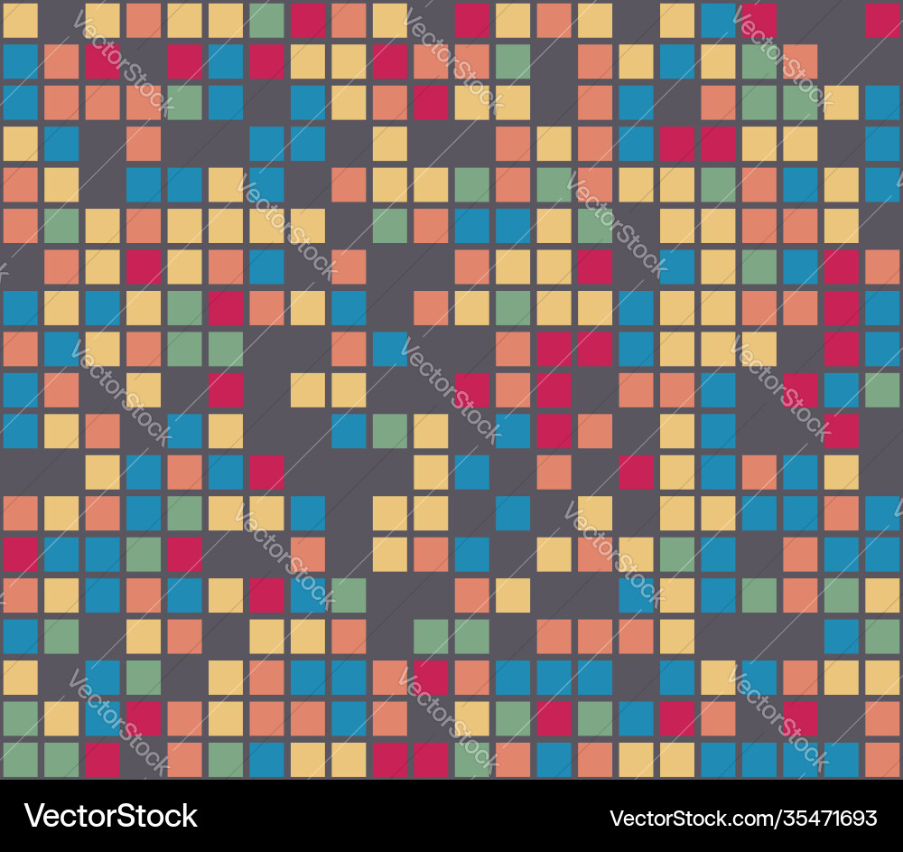 Color mosaic colorful background abstract Vector Image