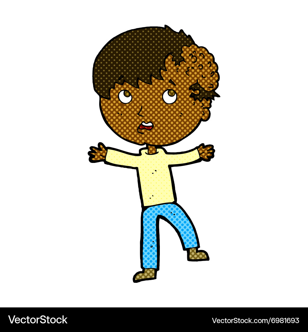 Comic cartoon medical emergency Royalty Free Vector Image