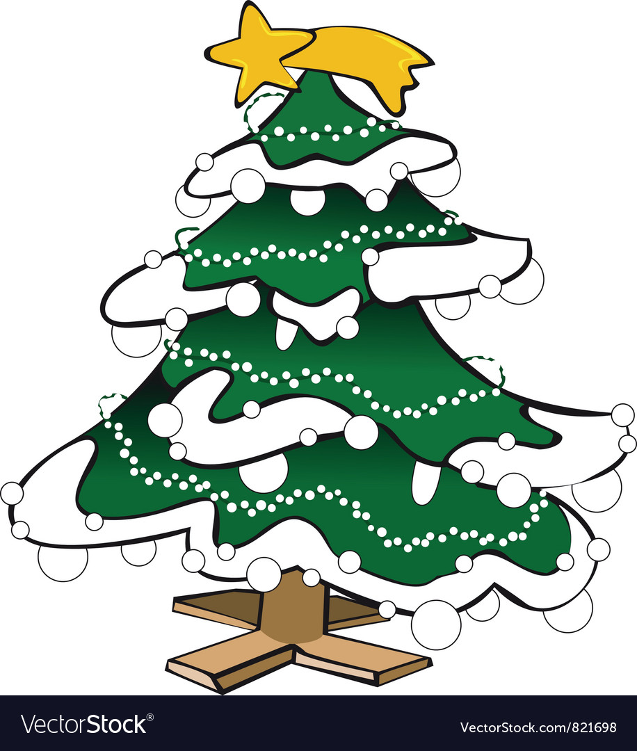 Christmas tree Royalty Free Vector Image - VectorStock