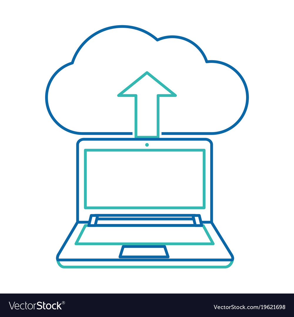 Cloud computing design Royalty Free Vector Image
