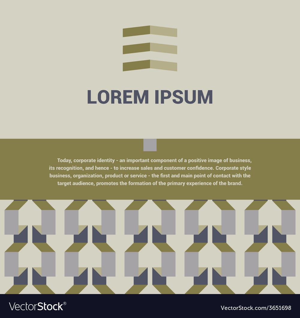 Logo depicting the building of modules Royalty Free Vector