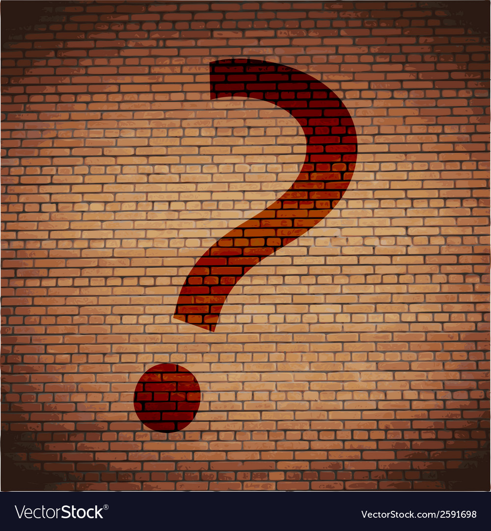 Question mark flat modern web button and space Vector Image