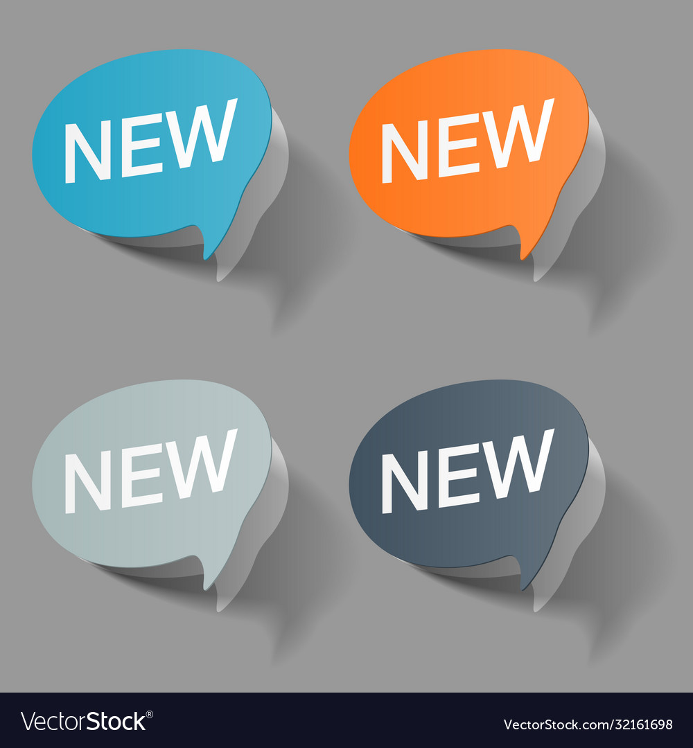 Sign new Royalty Free Vector Image - VectorStock