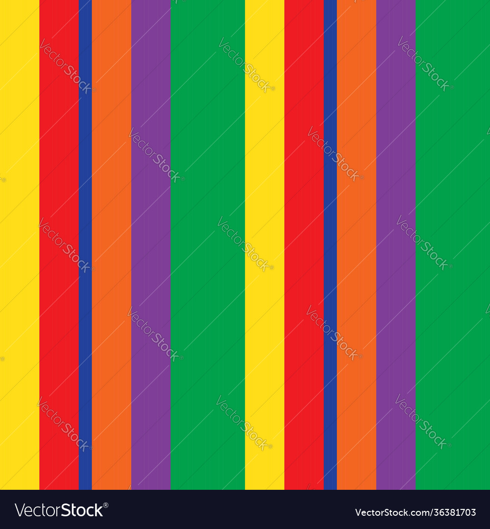 Rainbow stripe seamless pattern background Vector Image