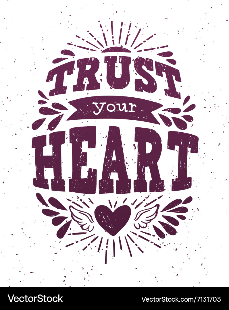 Vintage with hand lettering Royalty Free Vector Image