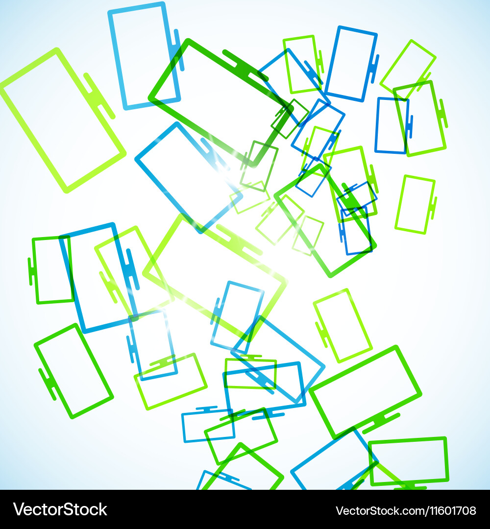 Abstract background monitor Royalty Free Vector Image