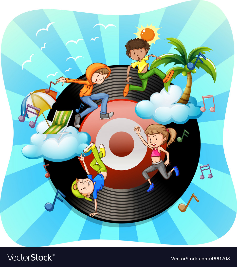 Dancing Royalty Free Vector Image - VectorStock