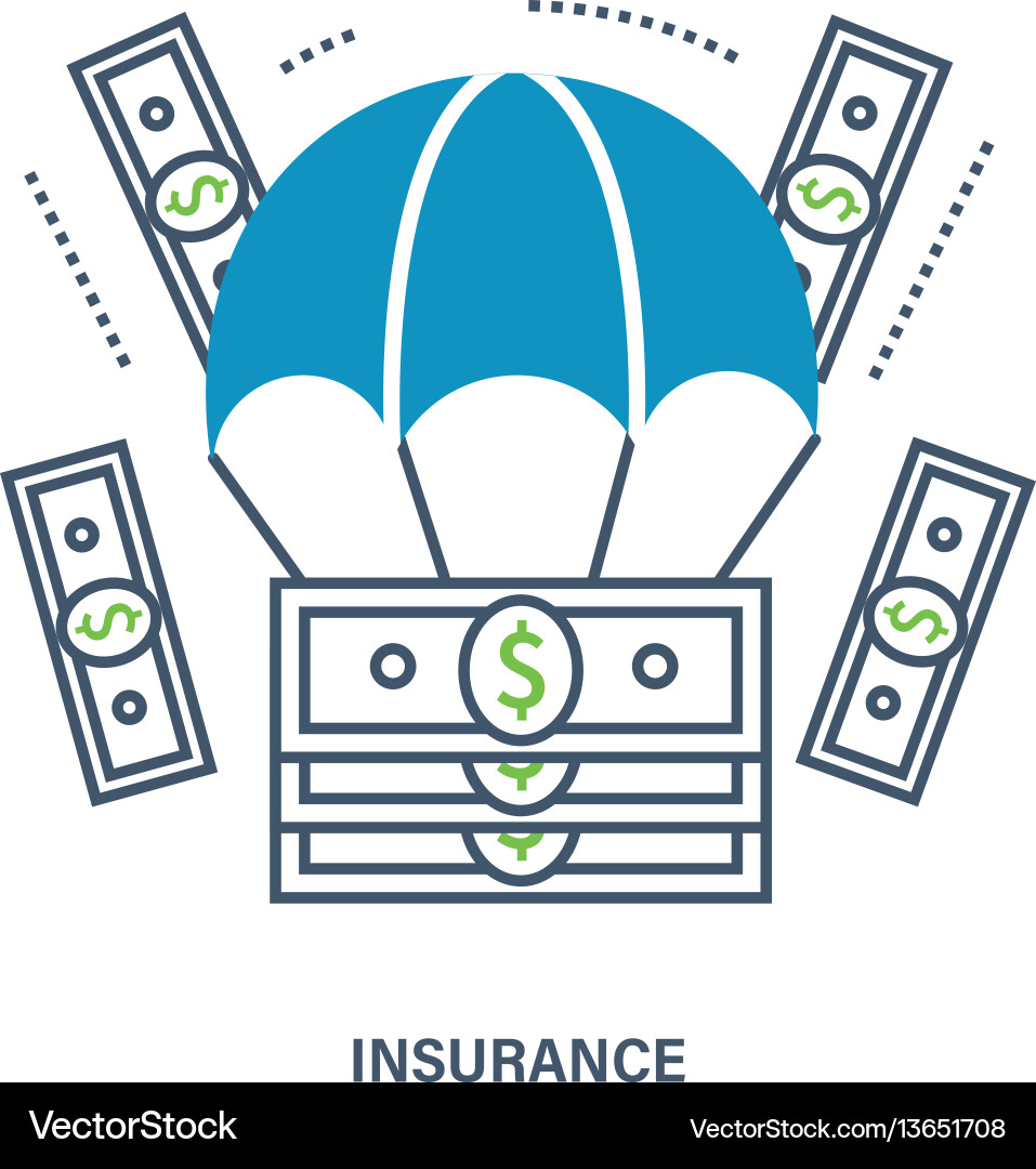 Insurance services concept of Royalty Free Vector Image