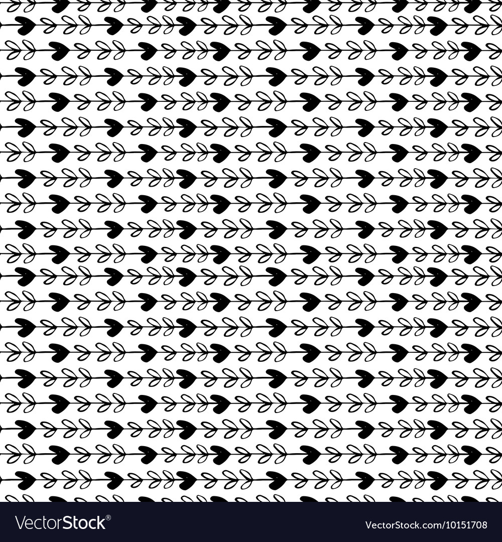 Simple seamless hand drawn pattern Royalty Free Vector Image