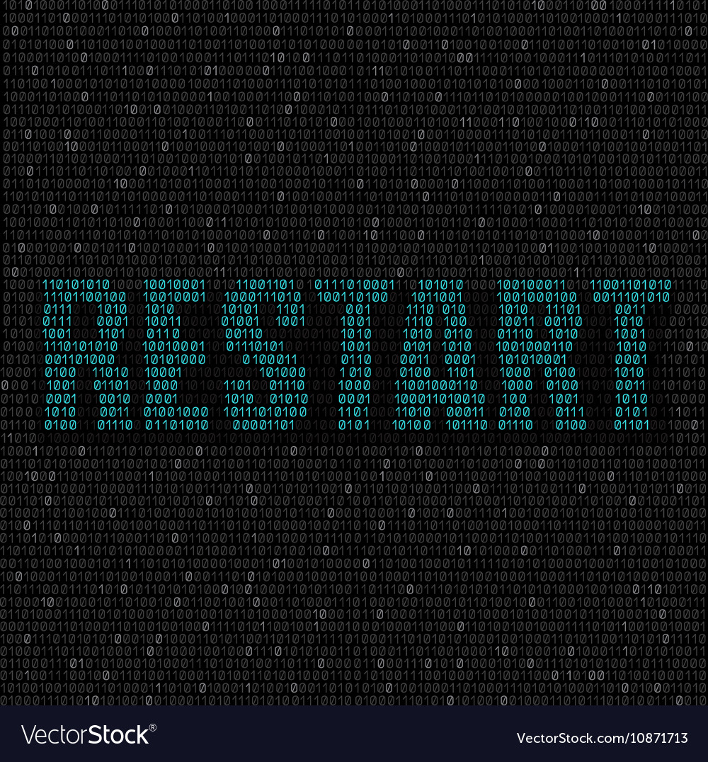 Blue Restart Code Background Royalty Free Vector Image 