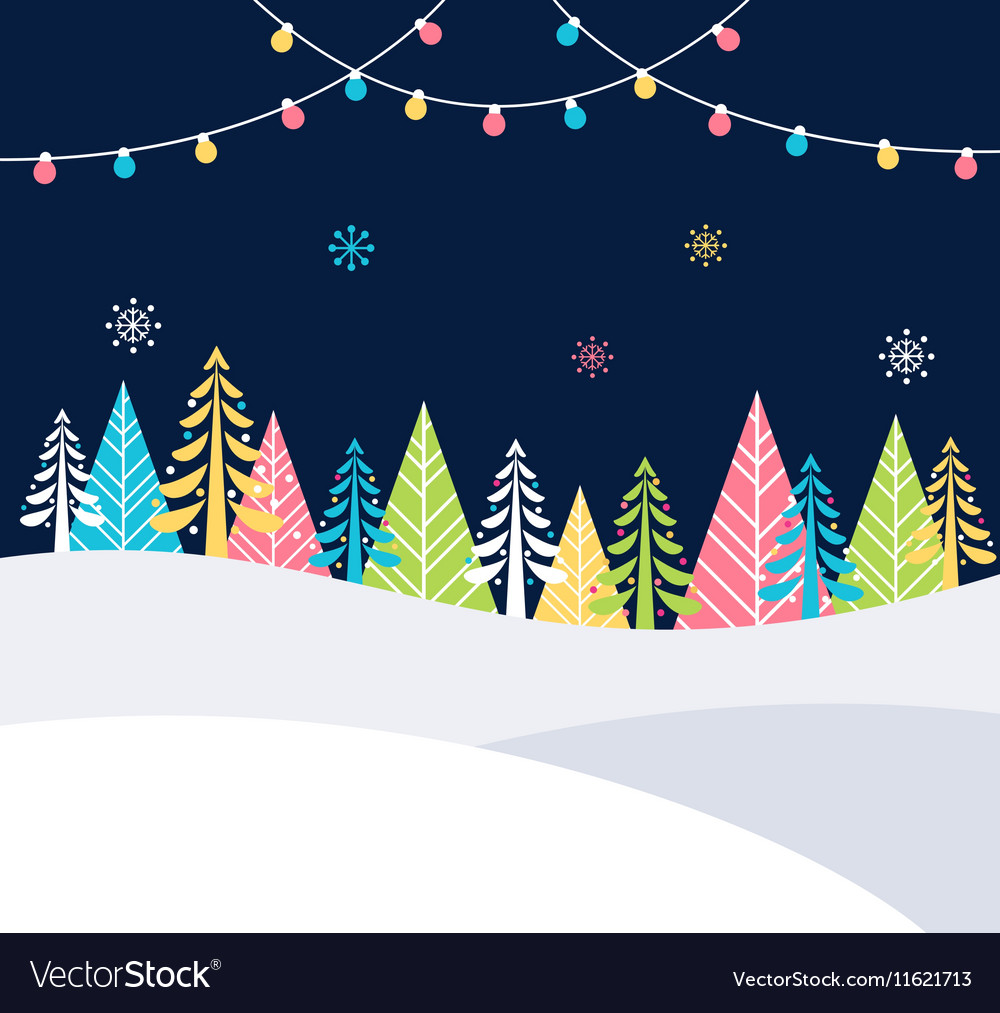 Christmas and Winter Holidays Events Festive Vector Image