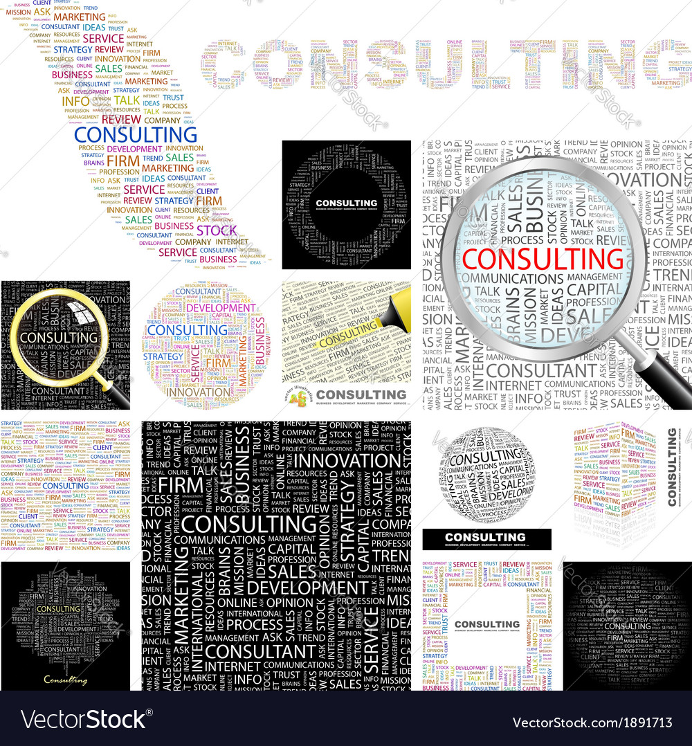 Consulting Royalty Free Vector Image - VectorStock