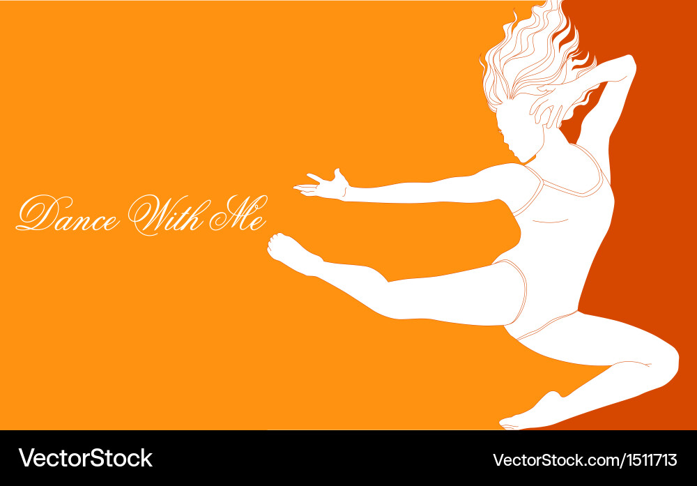 Dance with me Royalty Free Vector Image - VectorStock