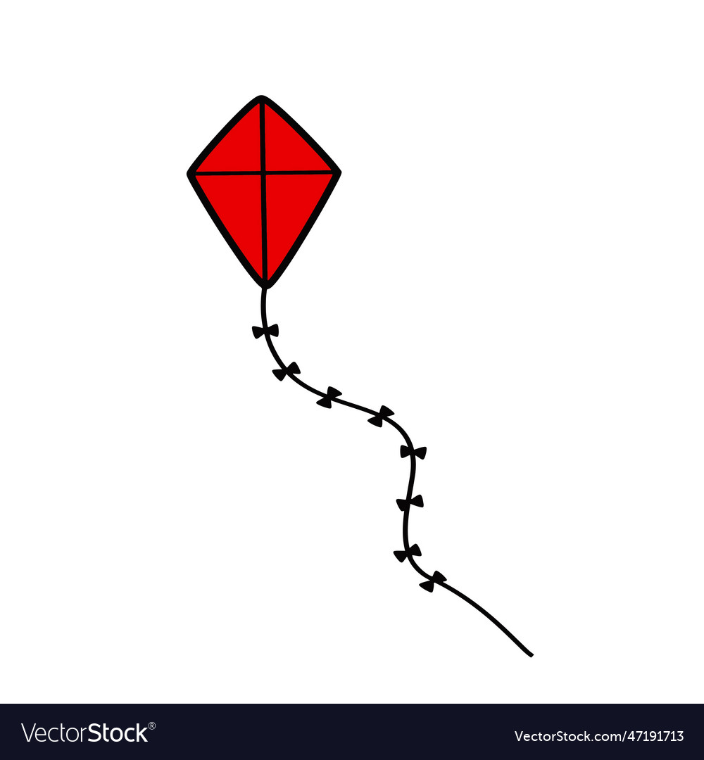 Kite image Royalty Free Vector Image - VectorStock