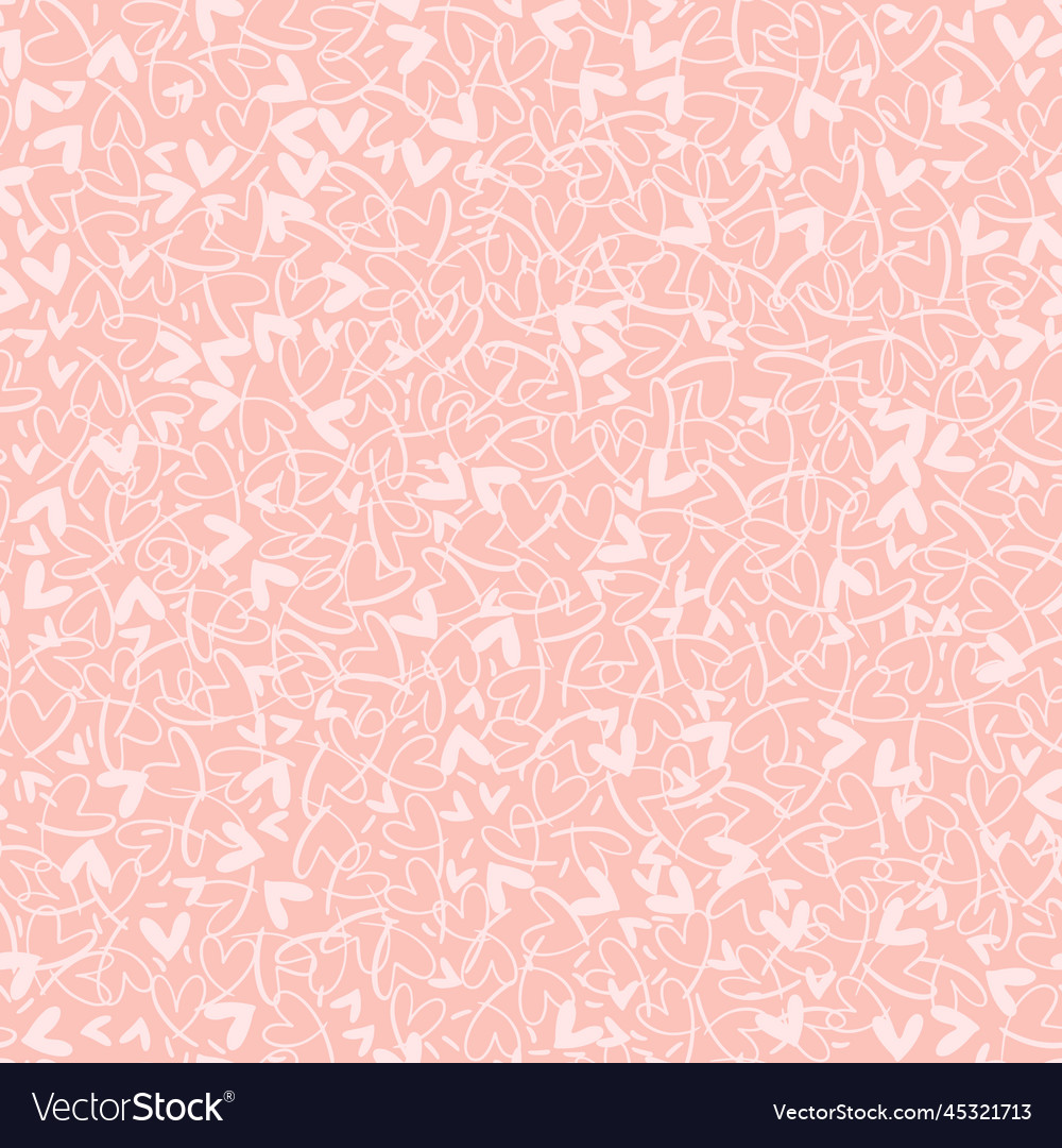 Seamless pattern with small hearts Royalty Free Vector Image