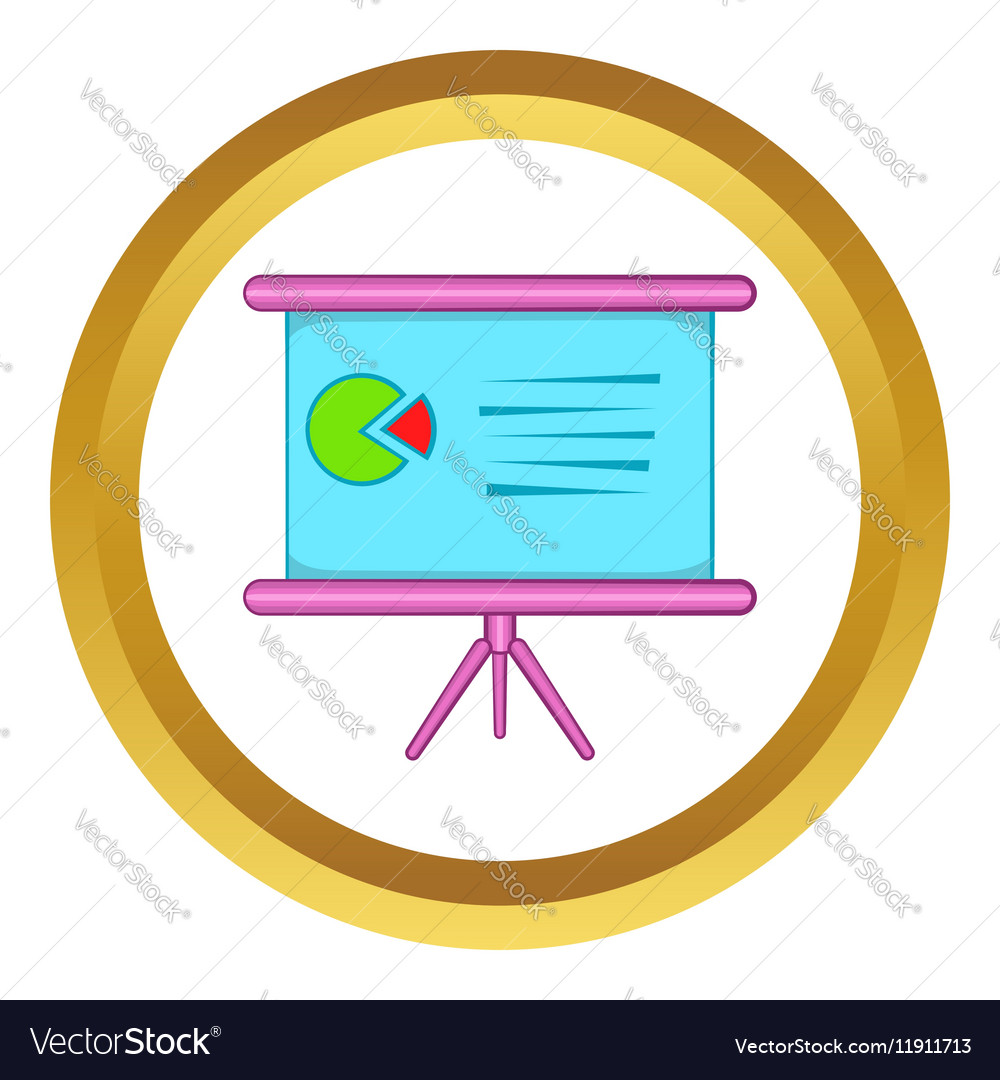 Table with schedule icon Royalty Free Vector Image