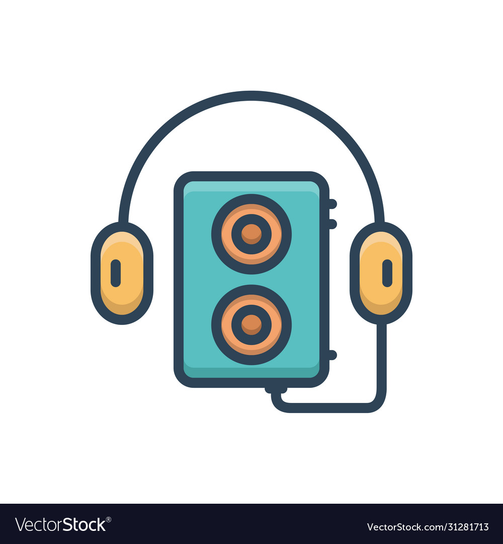 Walkman Royalty Free Vector Image - VectorStock