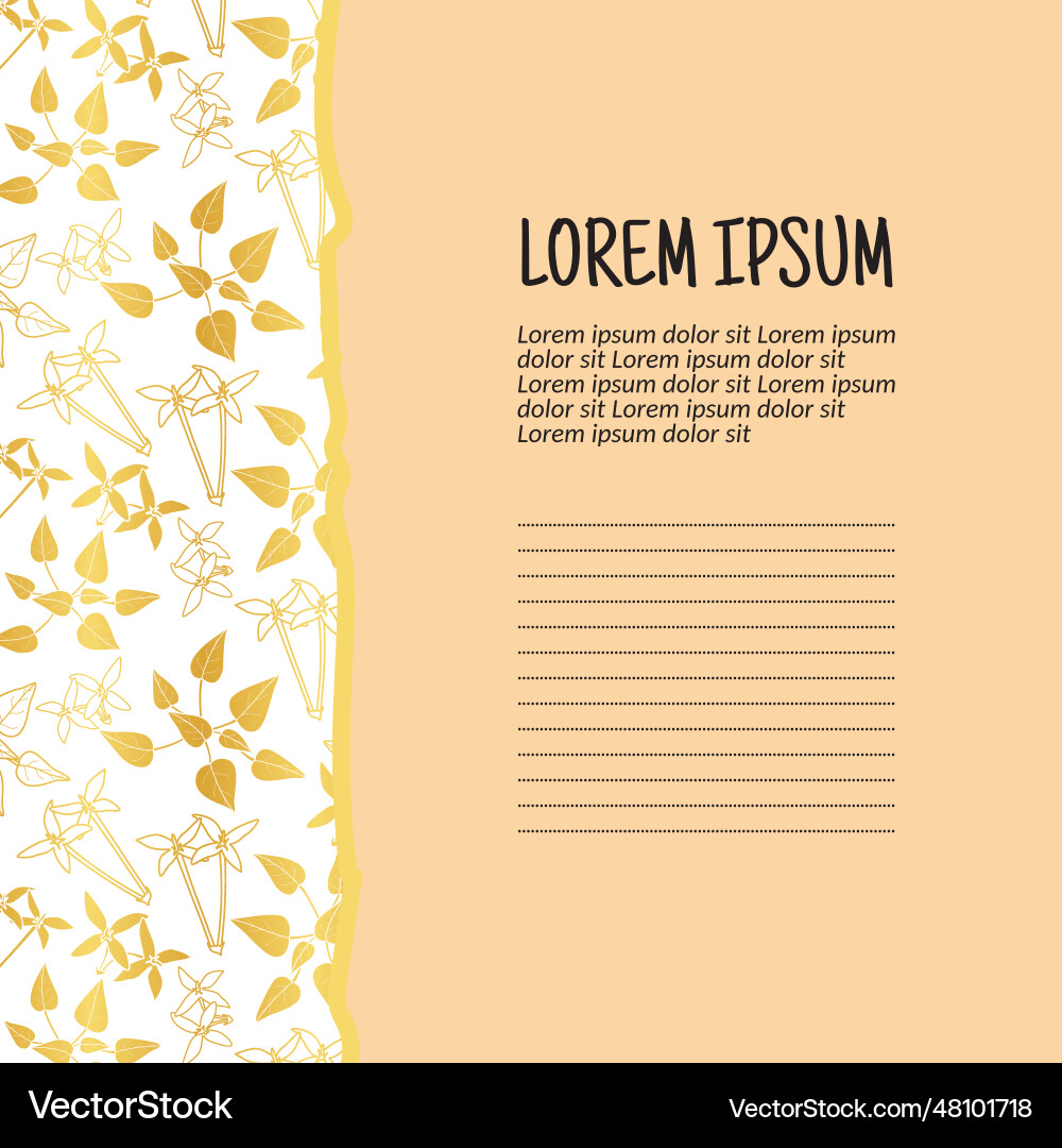 Colorful flowers and leaves seamless pattern Vector Image
