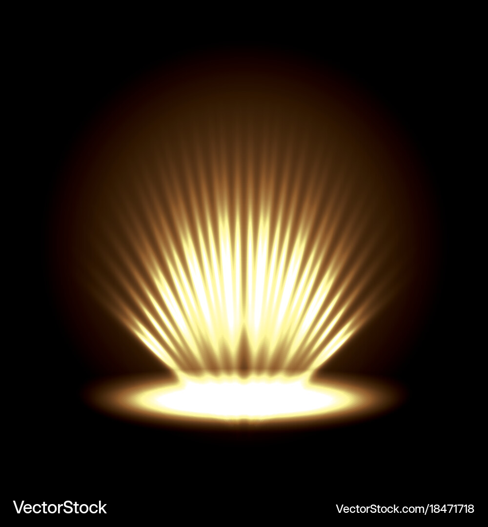 Decoration with golden lights Royalty Free Vector Image