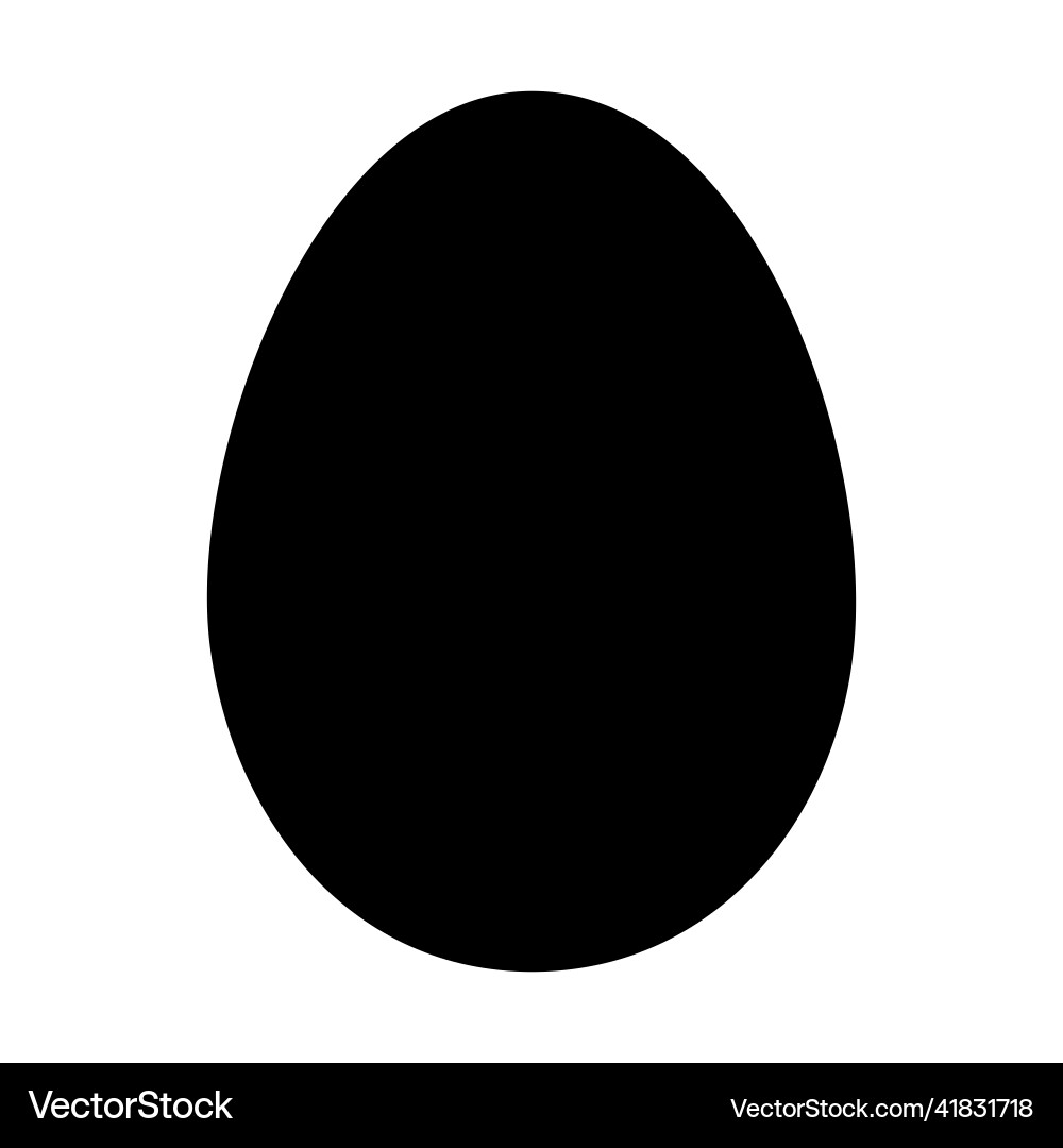 Egg icon shell easter symbol healthy nature food Vector Image