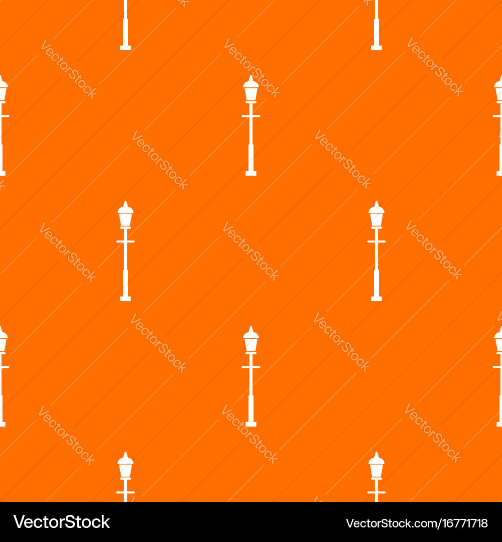Lantern pattern seamless Royalty Free Vector Image