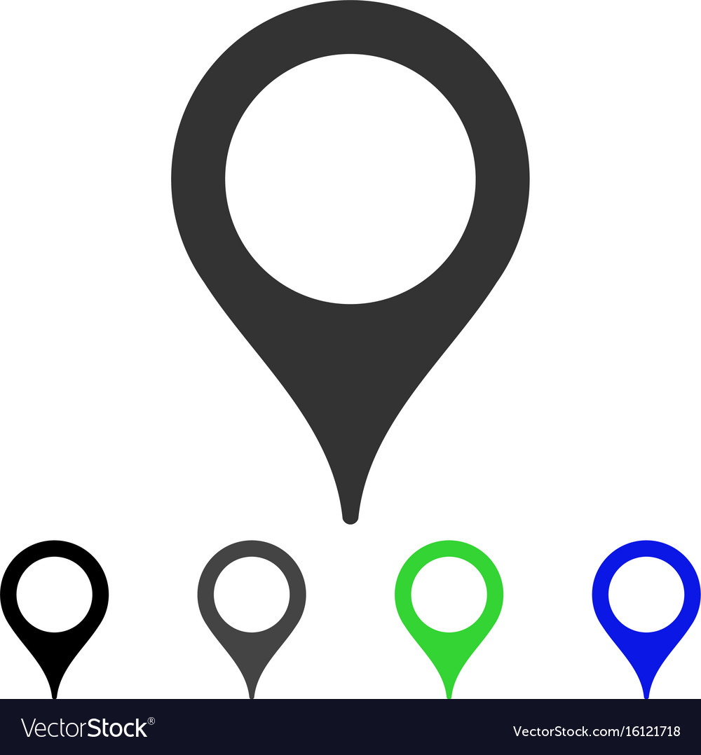 Map pointer flat icon Royalty Free Vector Image Map pointer flat icon Royalty Free Vector Image