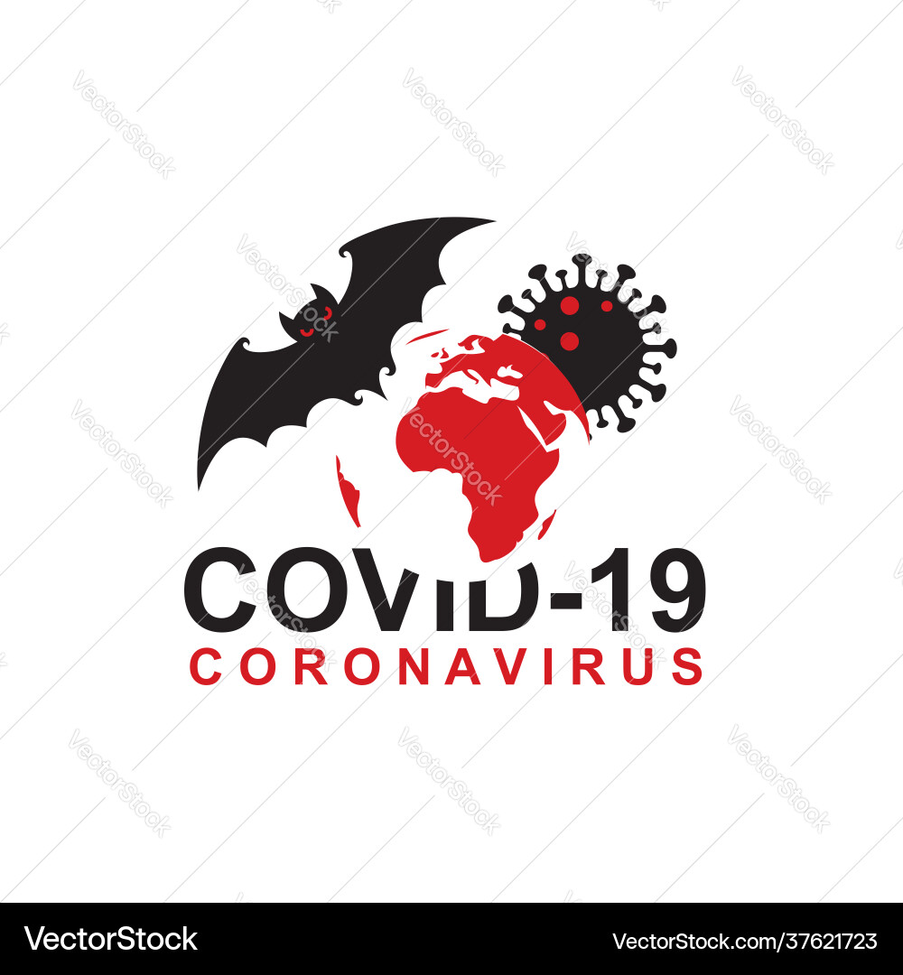 Coronavirus warning sign Royalty Free Vector Image