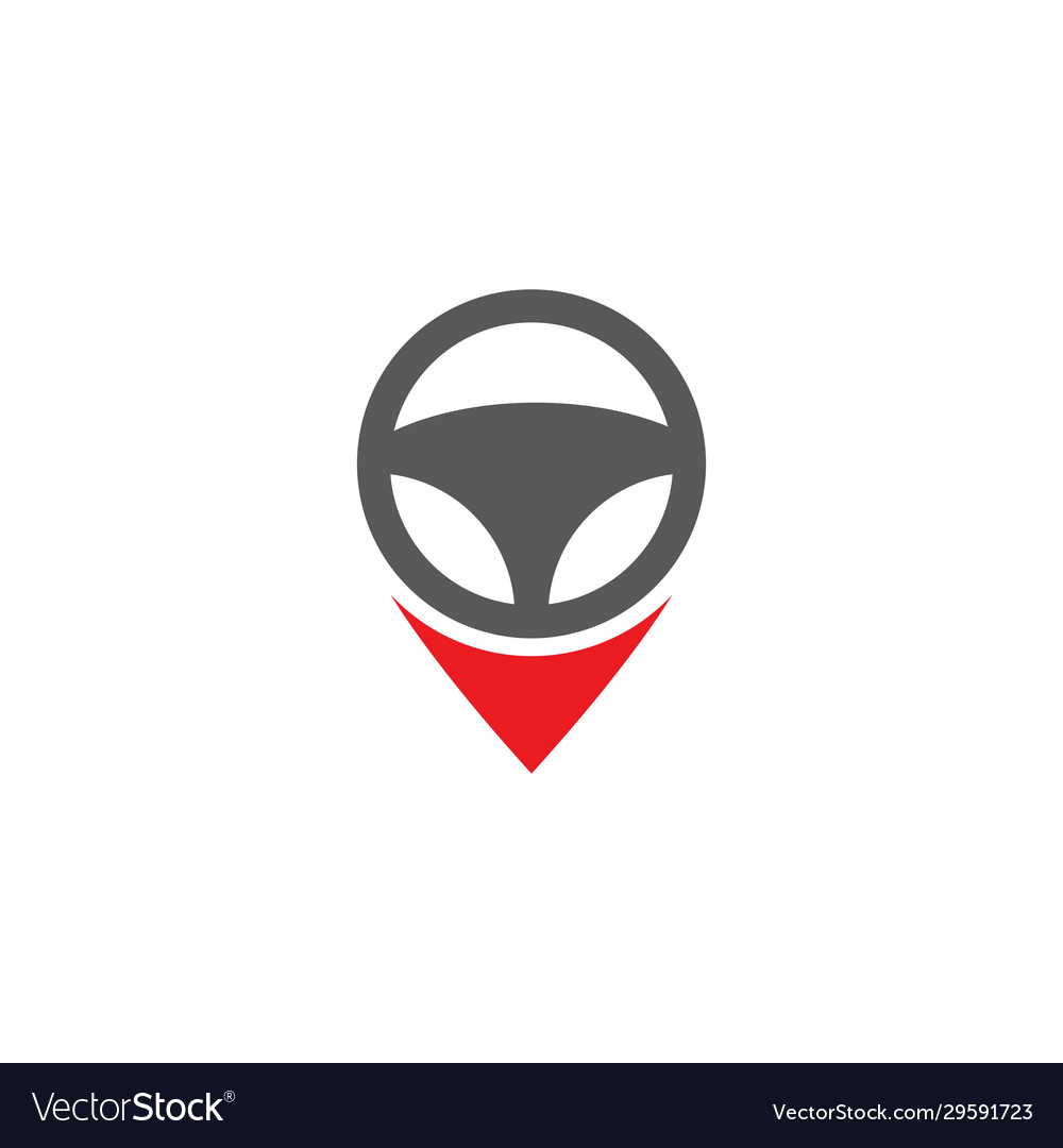Driver icon template Royalty Free Vector Image