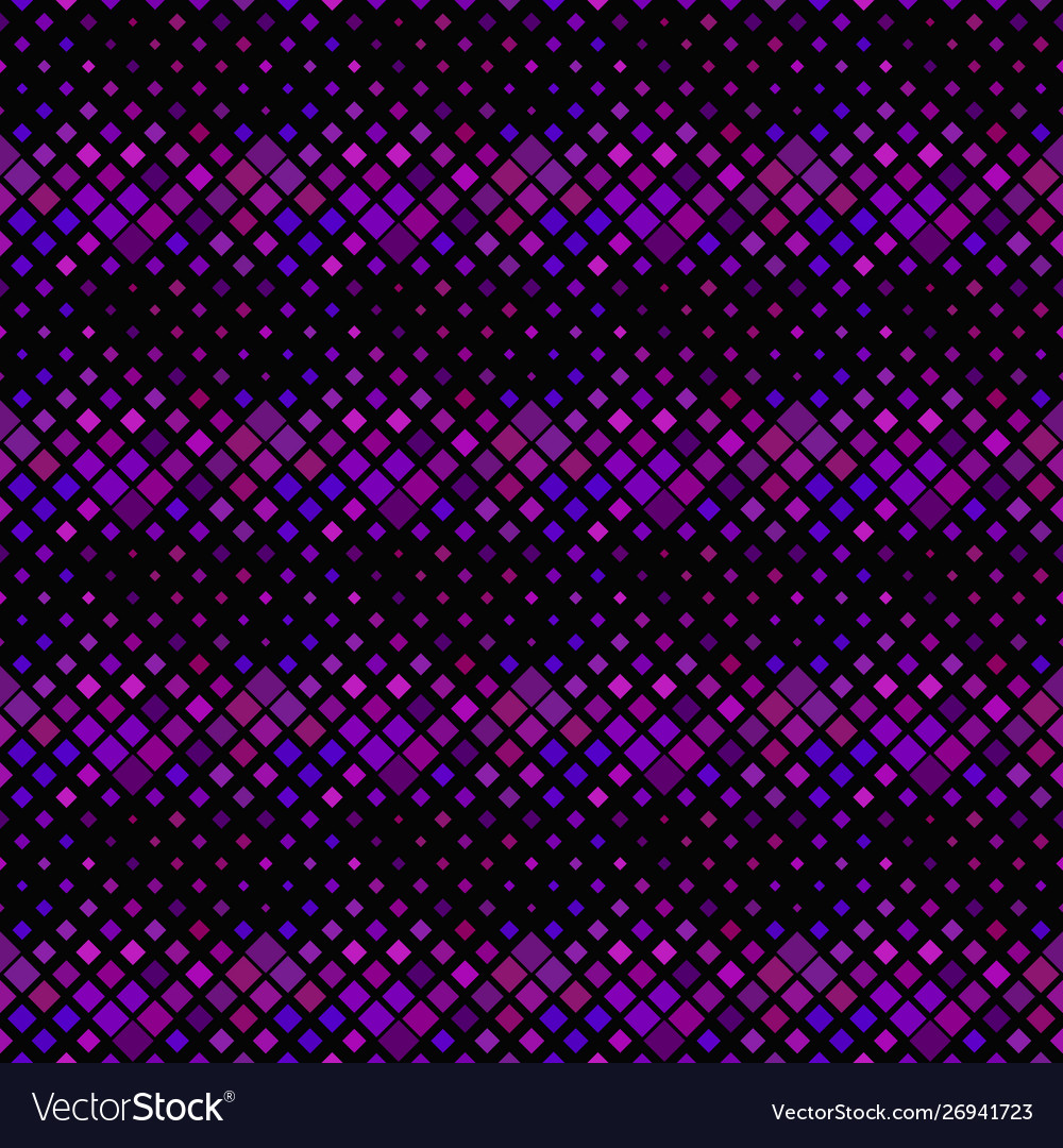 Geometrical dark purple diagonal square pattern Vector Image