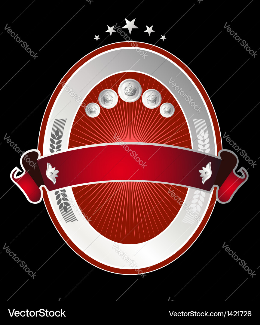 Budweiser Label Vector