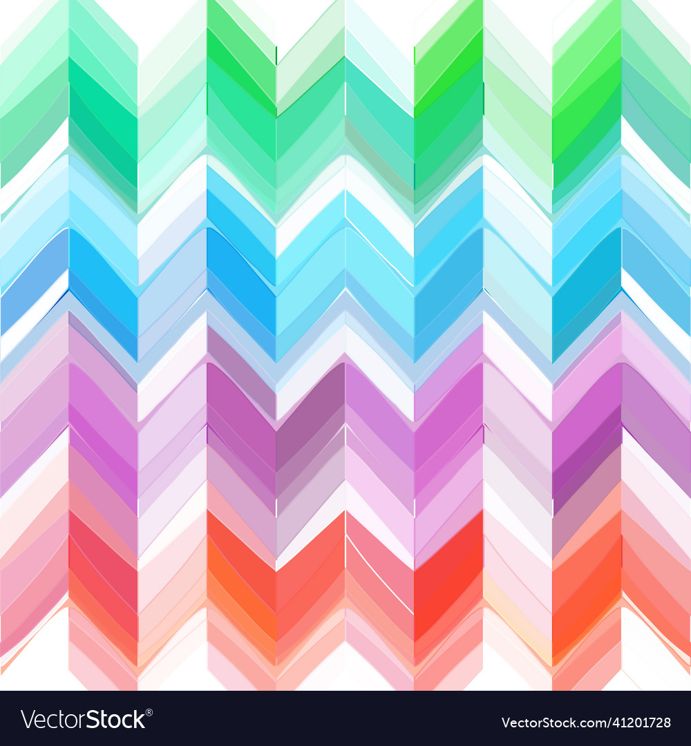 Ethnic zigzag pattern in retro colors aztec style Vector Image