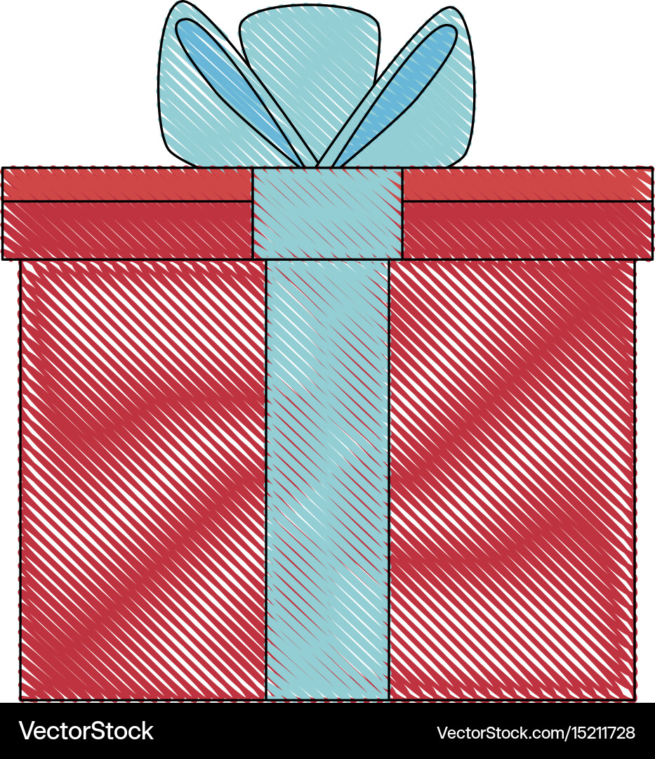 Gift present box Royalty Free Vector Image - VectorStock