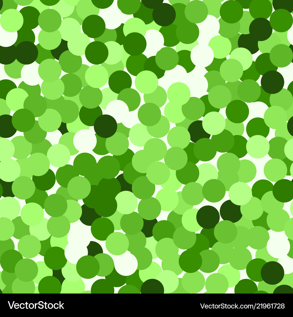 Glitter seamless texture actual green particles Vector Image