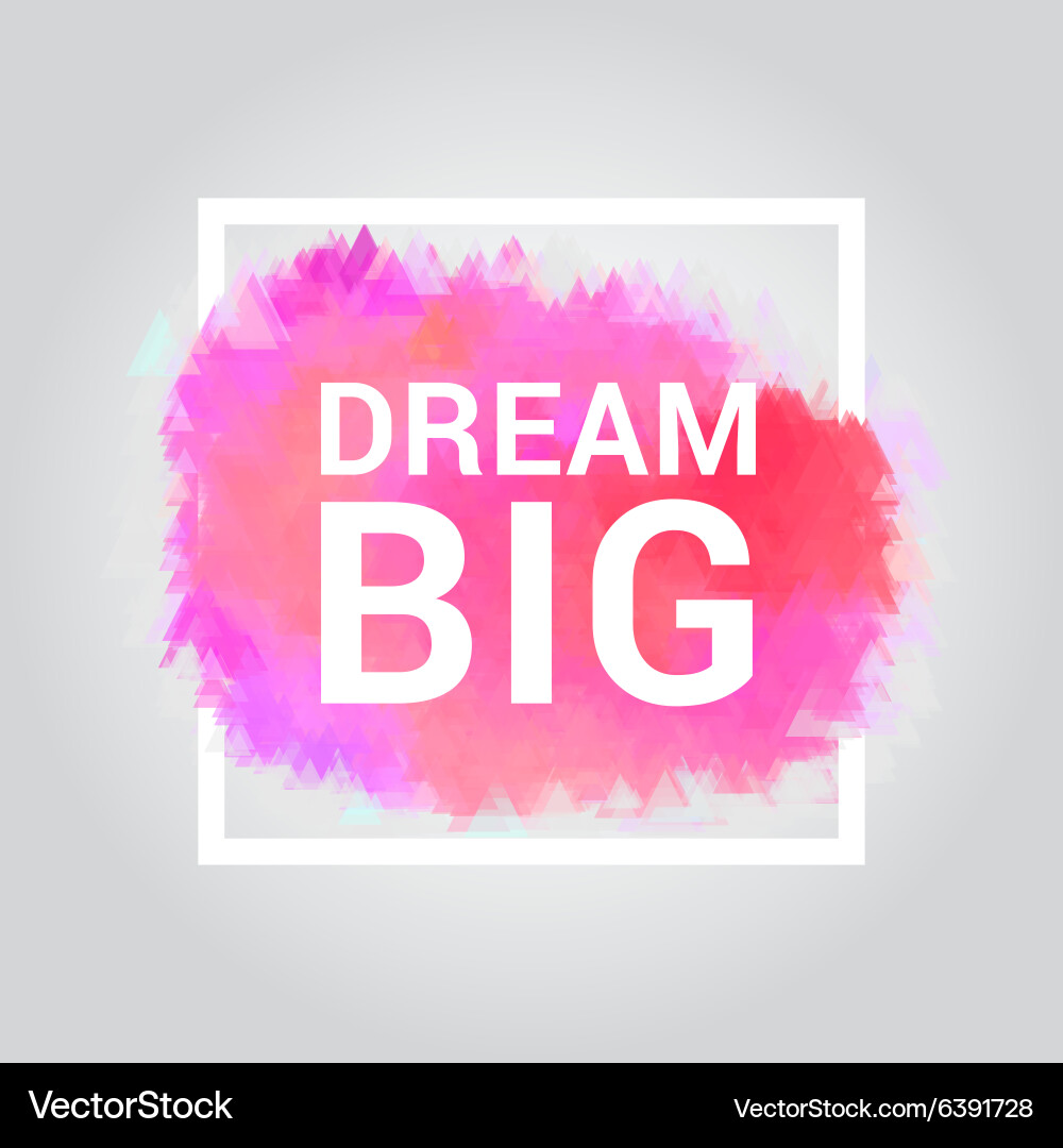 Inspirational quote poster Royalty Free Vector Image